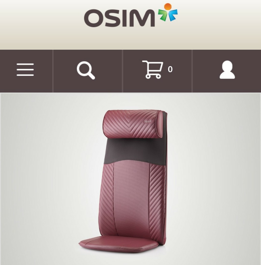 OSIM uJolly Back Massager, Health & Nutrition, Massage Devices on Carousell