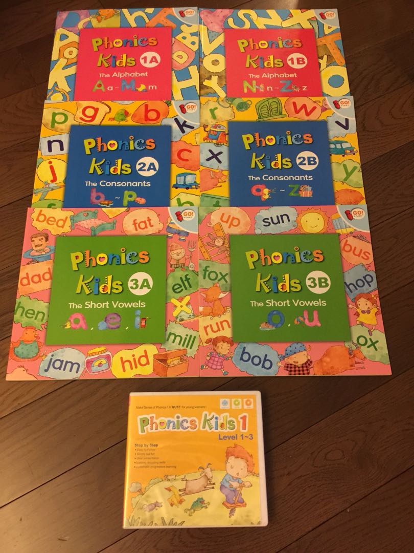 Phonics kids 1 DVD & CD, 興趣及遊戲, 書本 & 文具, 小說 & 故事書 - Carousell