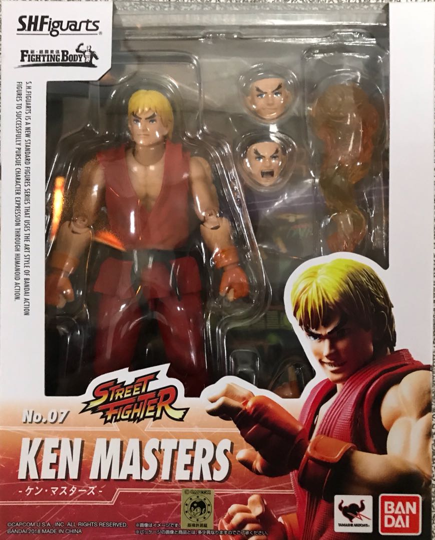 SHF Street Fighter II Ken Master, Hobbies & Toys, Toys & Games on Carousell