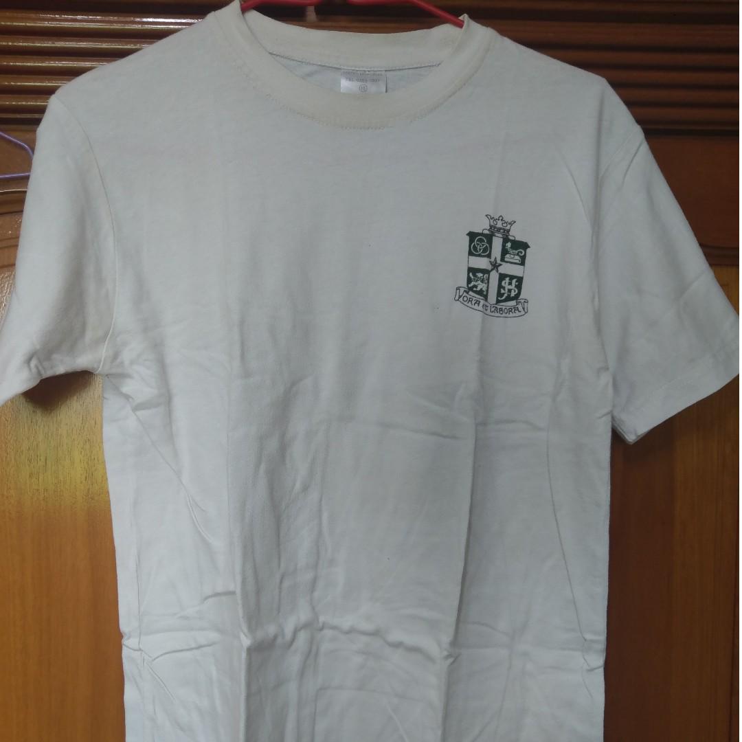 SJI PE uniform shirt, Men's Fashion, Tops & Sets, Tshirts & Polo Shirts ...