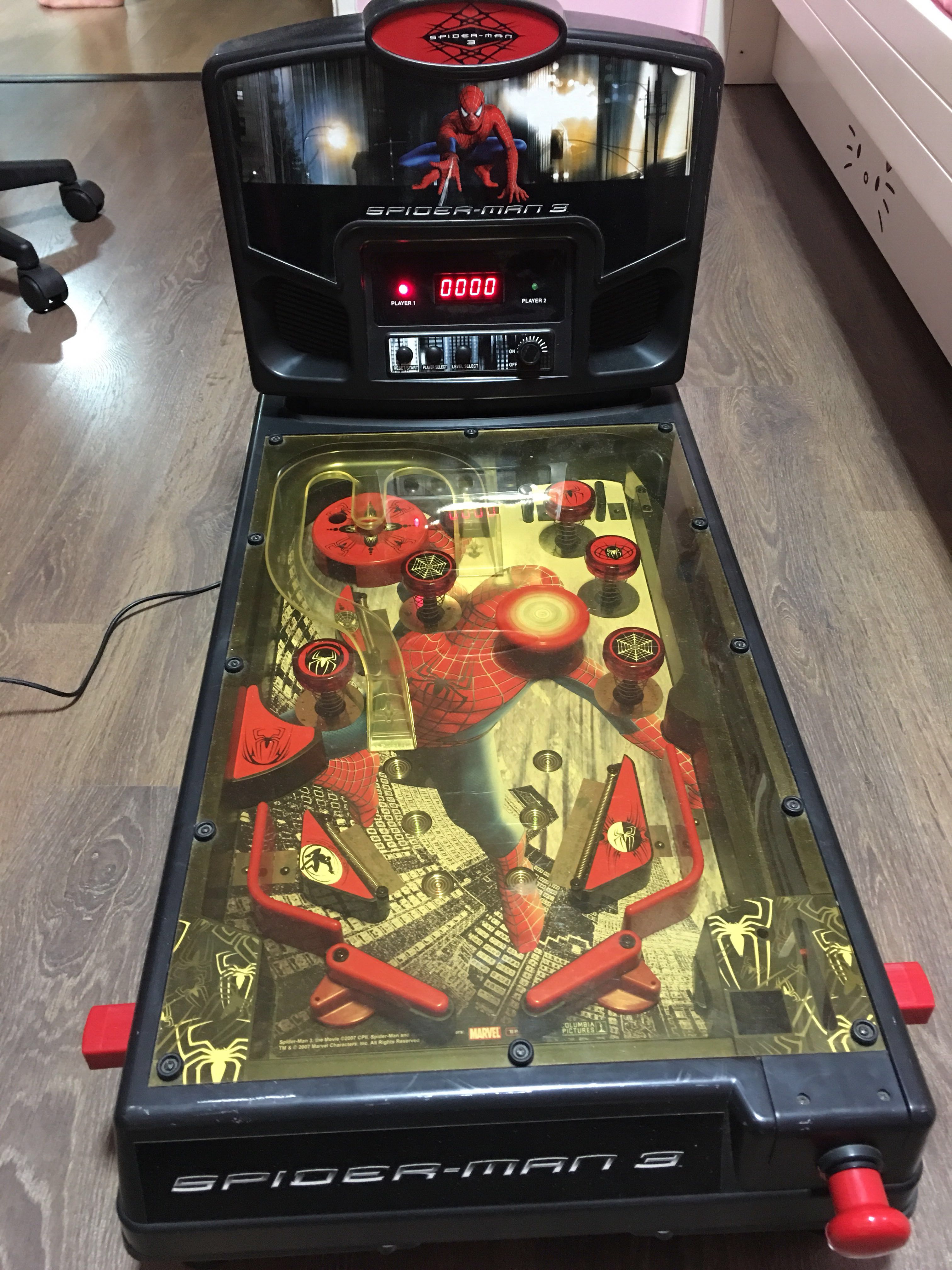 Spider man pinball machine, Babies & Kids, Toys & Walkers on Carousell