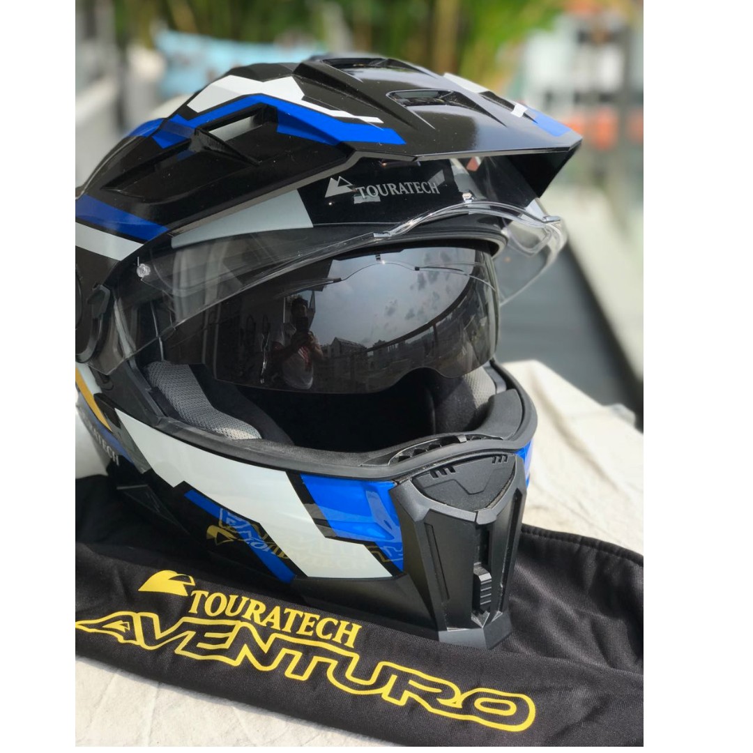 Touratech Aventuro Modular Helmet, Motorcycles, Motorcycle Accessories ...
