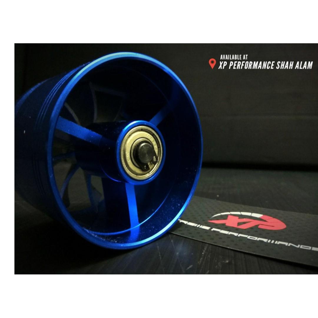 Universal TURBO F1-Z Air Intake Gas Fuel Saver SINGLE Fan Turbine ...