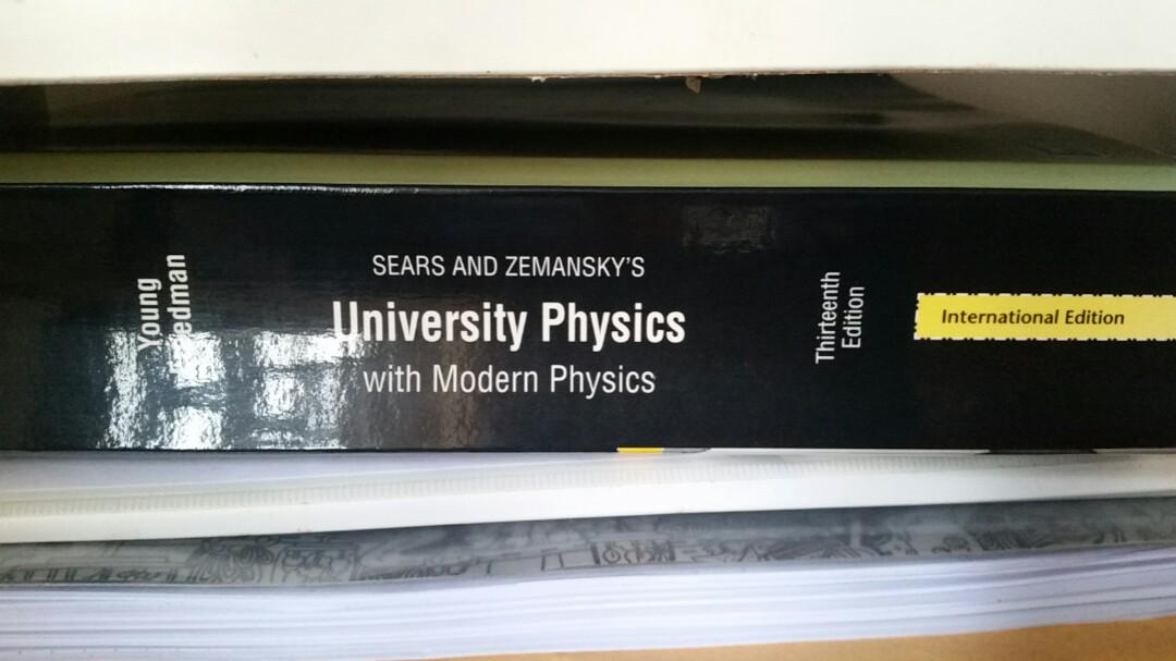 University physics with modern physics textbook by young and freedman ...