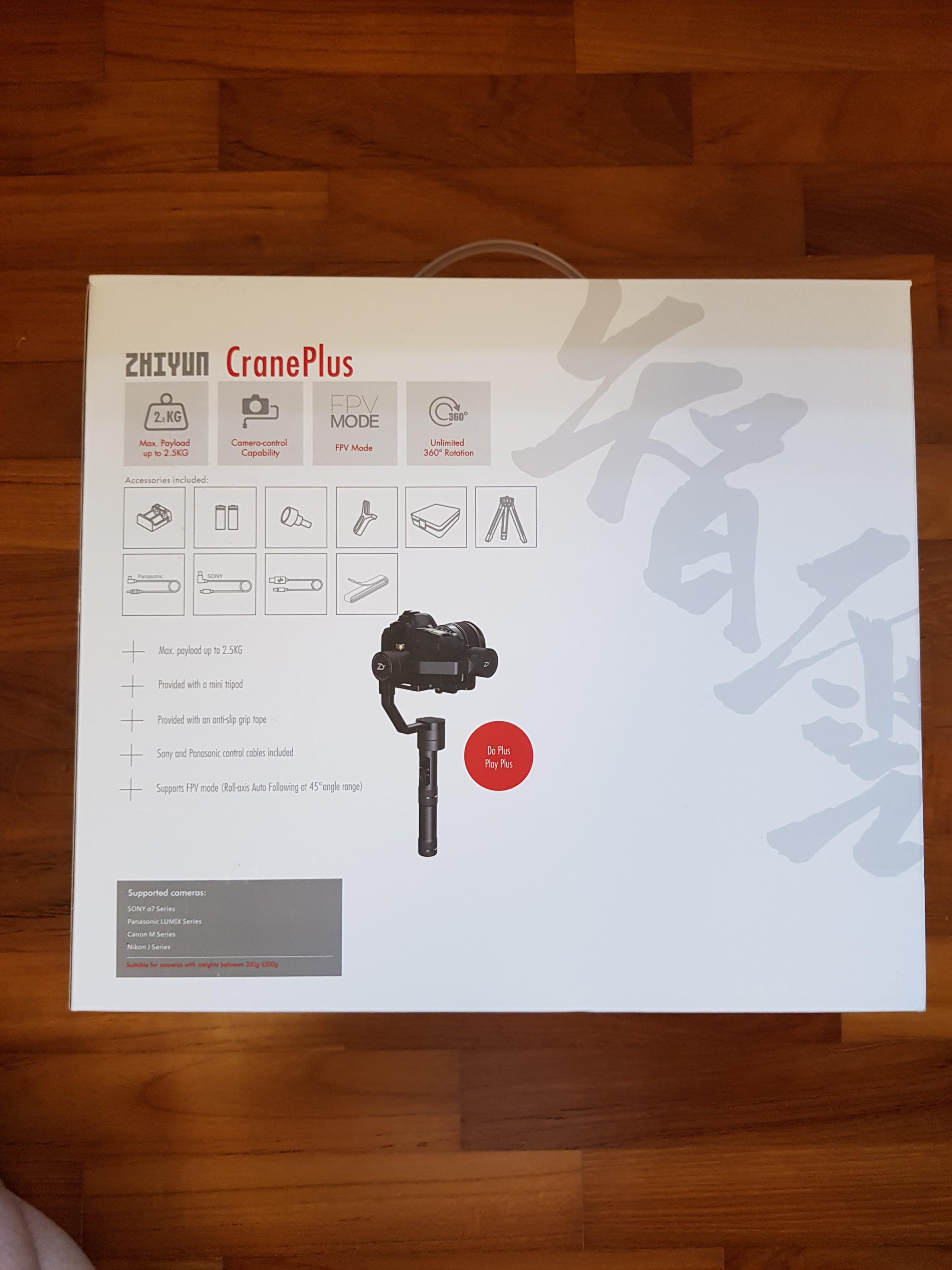 Zhiyun crane plus 3 Axis gimbal stabilizer, Photography, Video ...