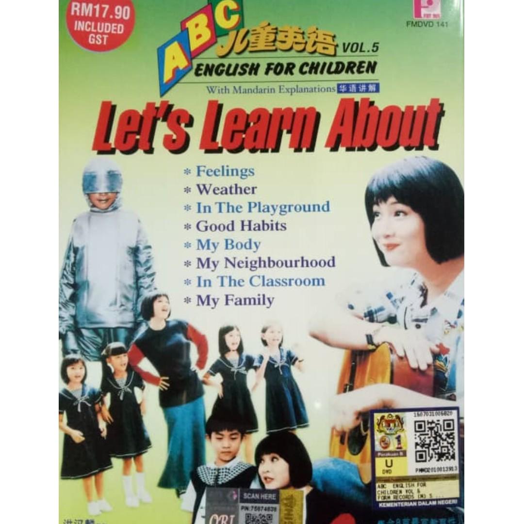 ABC English For Children Vol.5 DVD, Hobbies & Toys, Music & Media, CDs ...