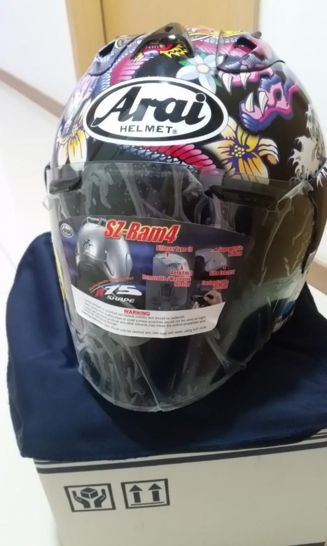 Arai Ram 4 Oriental, Motorcycles, Motorcycle Apparel on Carousell
