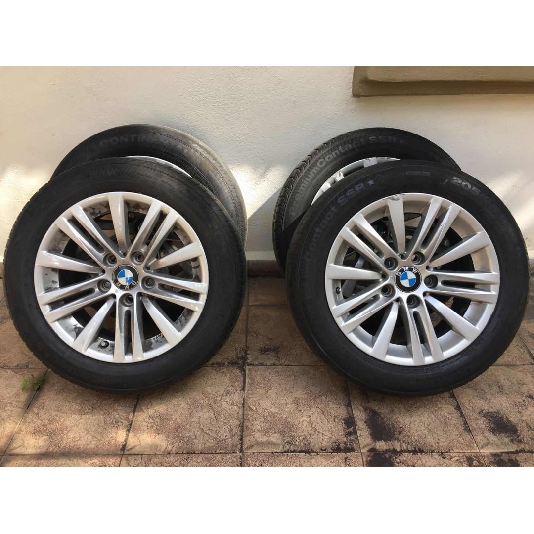 BMW Sport Rims 205/55/16, Car Accessories, Tyres & Rims on Carousell