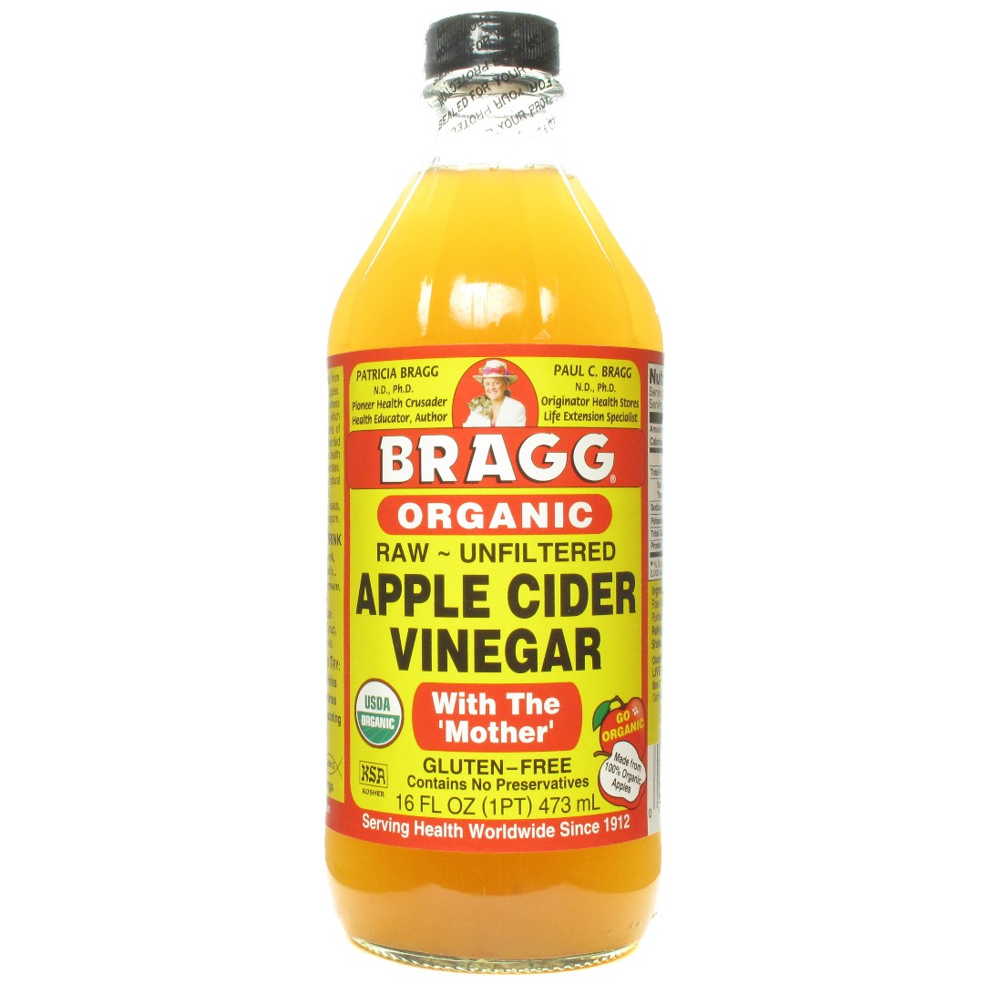 Bragg Organic Apple Cider Vinegar 有機蘋果醋 16oz(473ml) 074305001161, 嘢食 ...