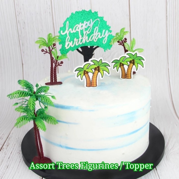 Cake Topper-Assort Trees figurines, Hobbies & Toys, Toys & Games on ...