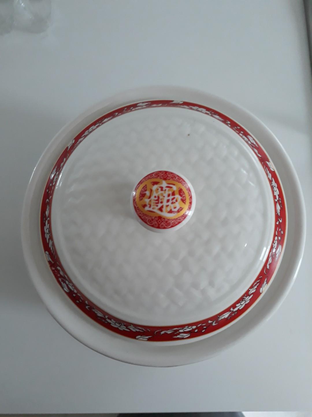 Ceramic Rice Container 25 Pounds Large Ceramic Rice Dispenser ...