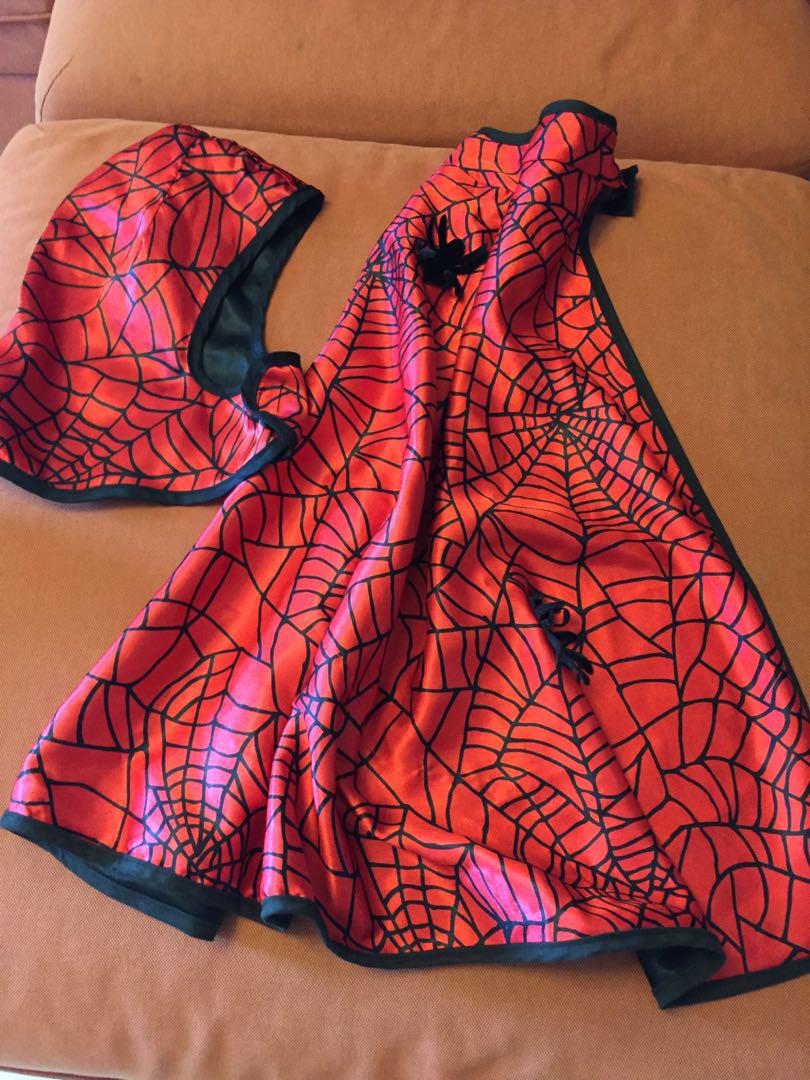 Dress up reversible Spider-Man/Batman inspired cape and hat, Babies ...