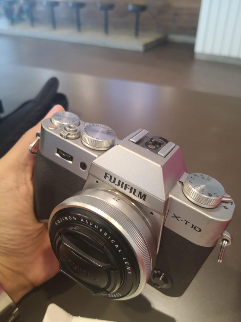 Fuji XT10 body + Fujinon 27mm f2.8, Photography, Lens & Kits on Carousell