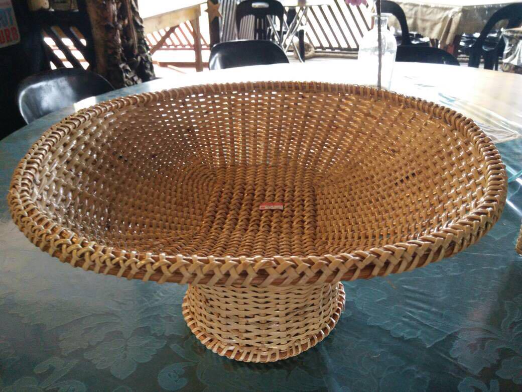 HANDMADE RATTAN FRUIT TRAY, Furniture & Home Living, Kitchenware ...