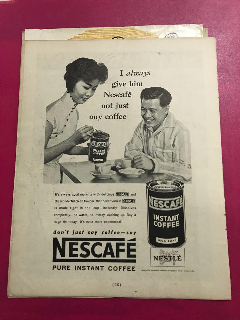 Iklan Nescafe, Hobbies & Toys, Collectibles & Memorabilia, Vintage ...