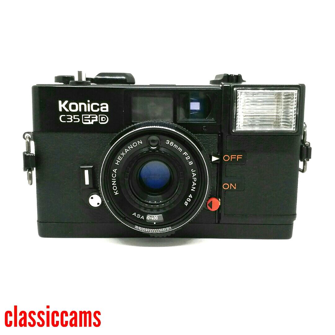 Konica C35EFD 35mm Film Camera, Photography, Cameras on Carousell