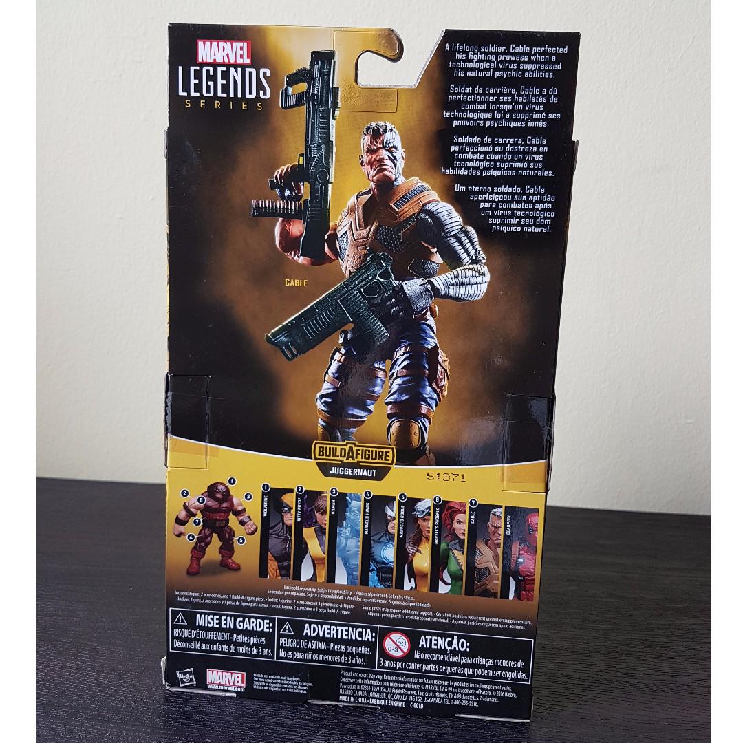 Marvel Legends Cable (Juggernaut BAF wave), Hobbies & Toys, Toys ...