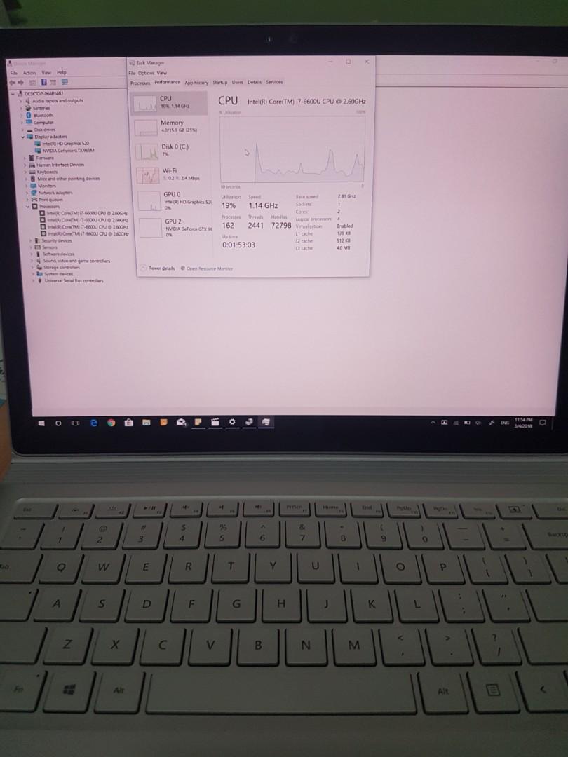 Microsoft Surface Book with performance base, Electronics, Computers ...