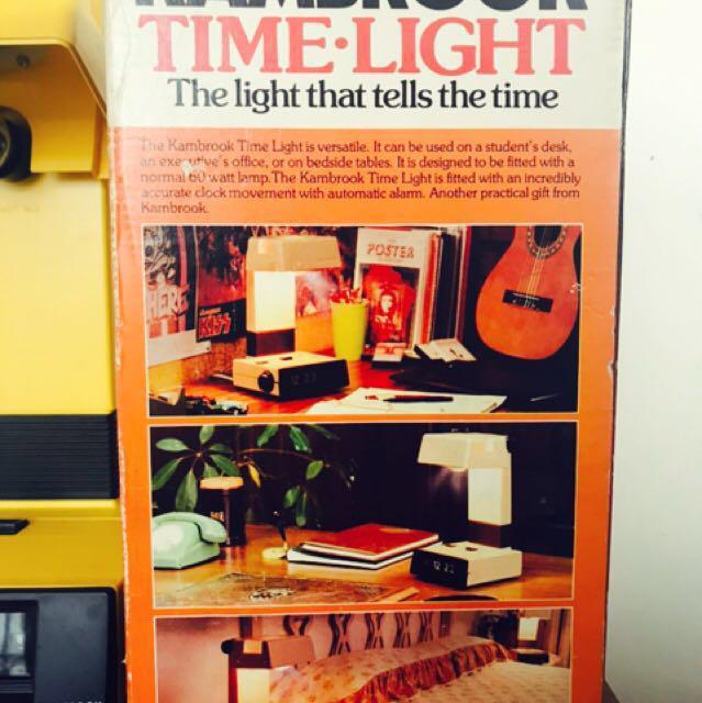Rare Vintage Kambrook Flip Clock & Lamp, Hobbies & Toys, Memorabilia ...