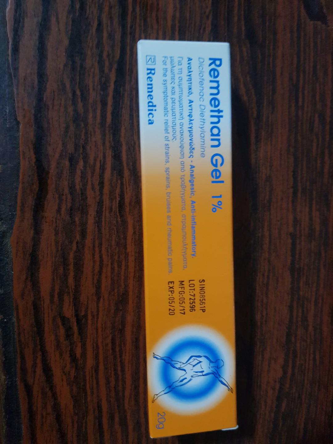 Remethan Gel 1% 20g, Beauty & Personal Care, Face, Face Care on Carousell