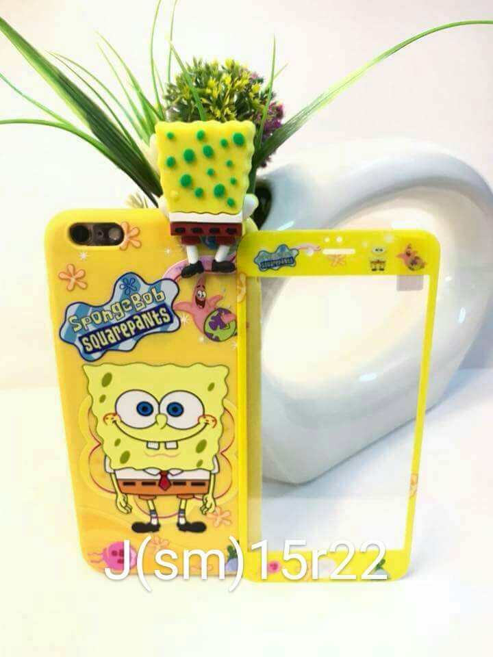 Spongebob 2in1 Case wth Tempered Glass, Mobile Phones & Gadgets, Mobile ...