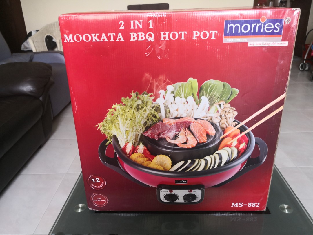 2 in 1 Mookata BBQ Hot Pot (BNIB), TV & Home Appliances, Kitchen ...
