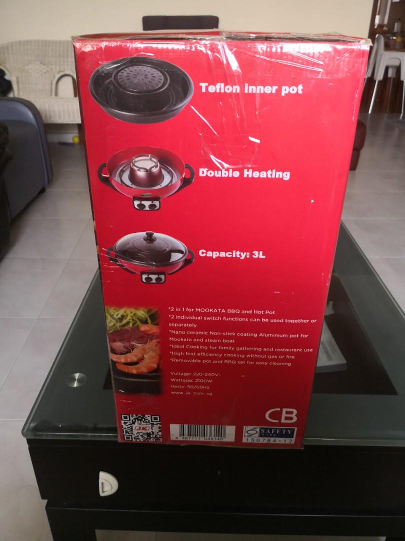 2 in 1 Mookata BBQ Hot Pot (BNIB), TV & Home Appliances, Kitchen ...