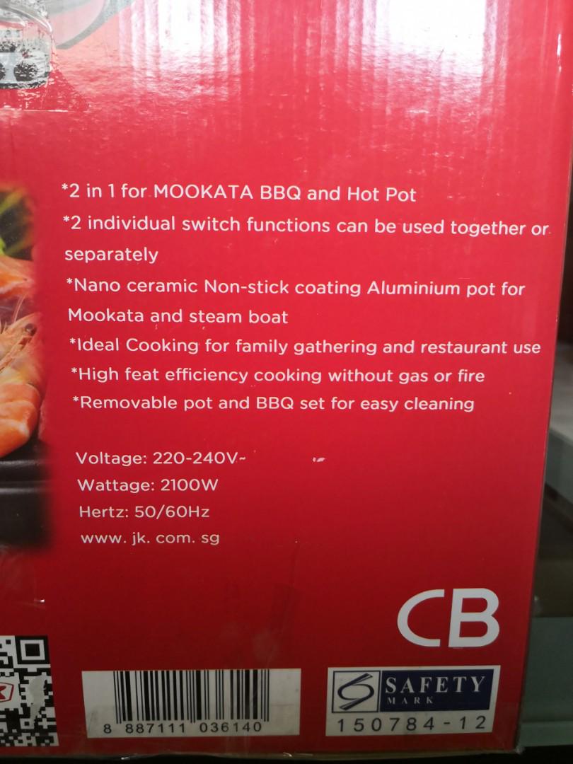 2 in 1 Mookata BBQ Hot Pot (BNIB), TV & Home Appliances, Kitchen ...