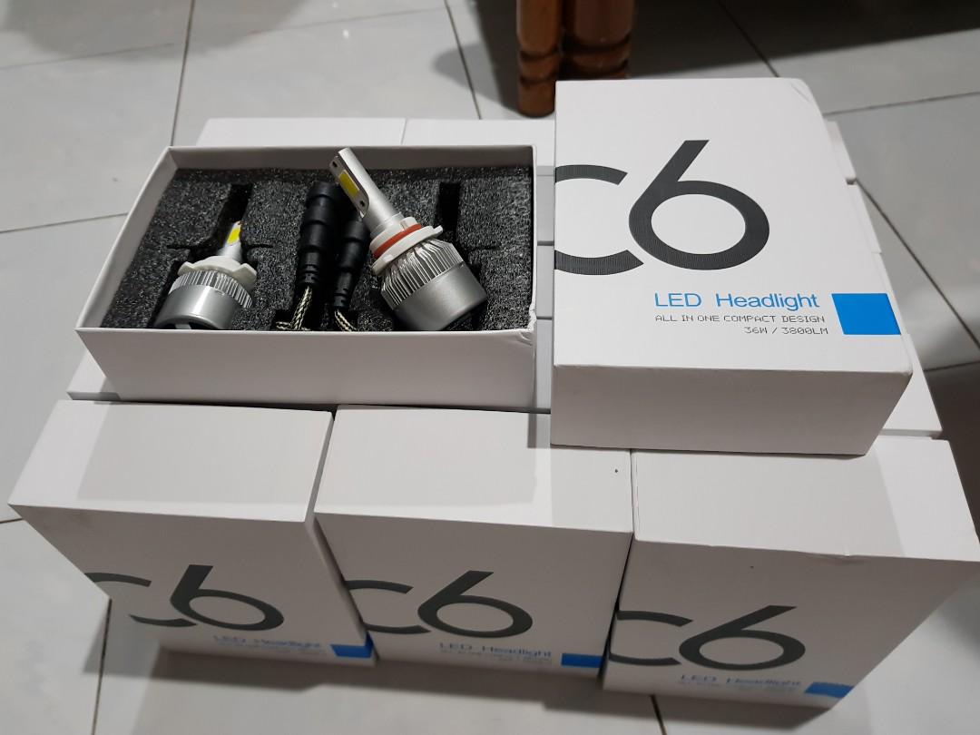C6 LED HEADLIGHTS, Auto Accessories on Carousell