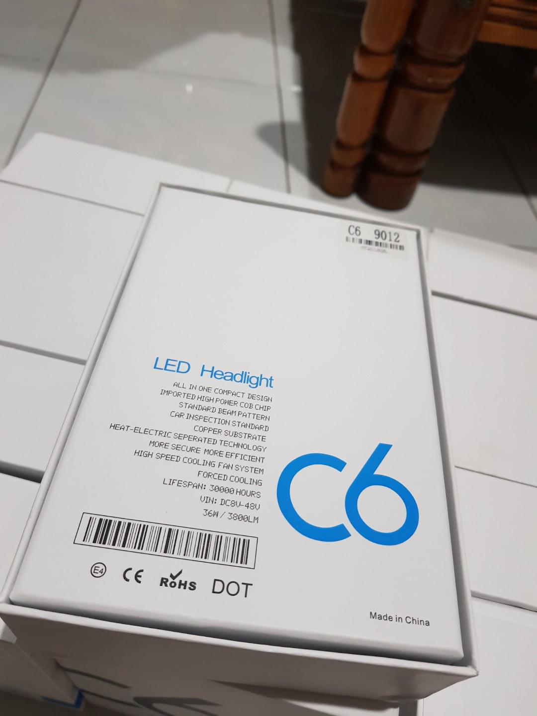 C6 LED HEADLIGHTS, Auto Accessories on Carousell