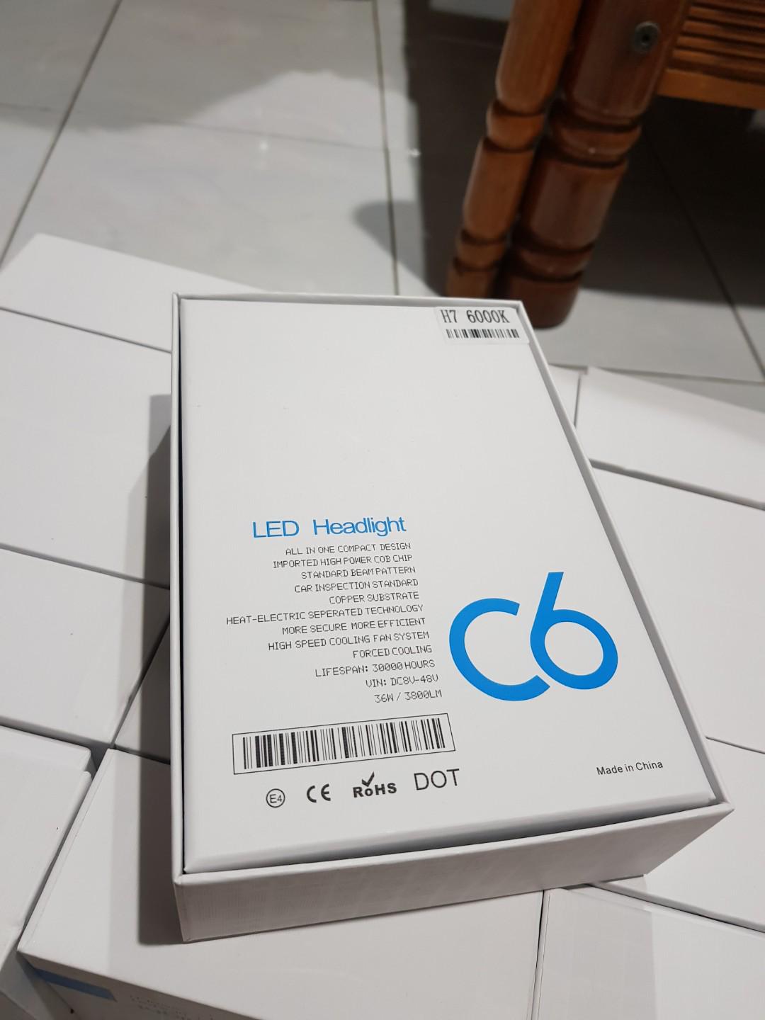 C6 LED HEADLIGHTS, Auto Accessories on Carousell