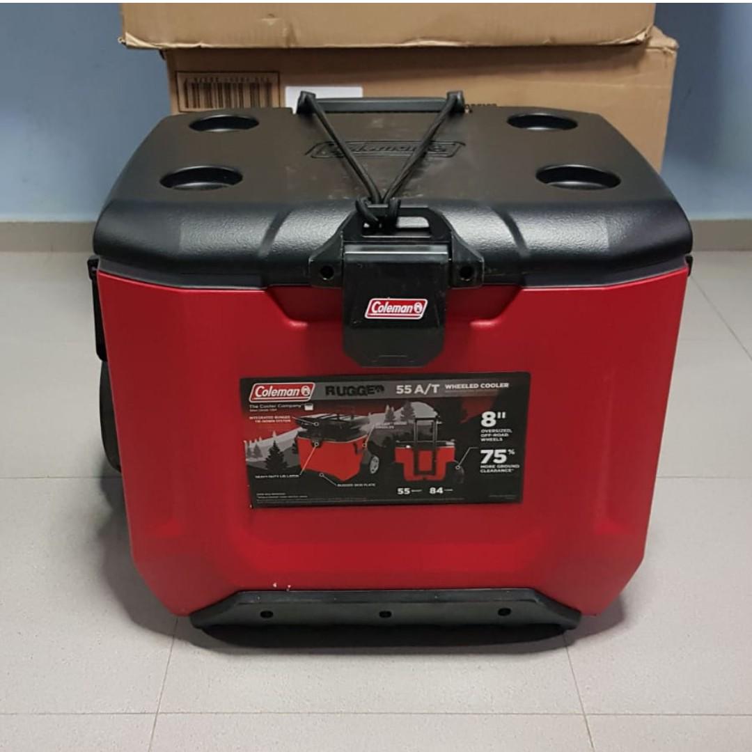 Coleman Rugged Cooler Box (Fishing Box), Furniture & Home Living, Kitchenware & Tableware, Food ...