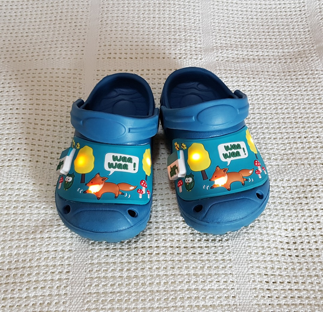 Crocs style shoes with LIGHTS by a French brand competitor, Babies ...