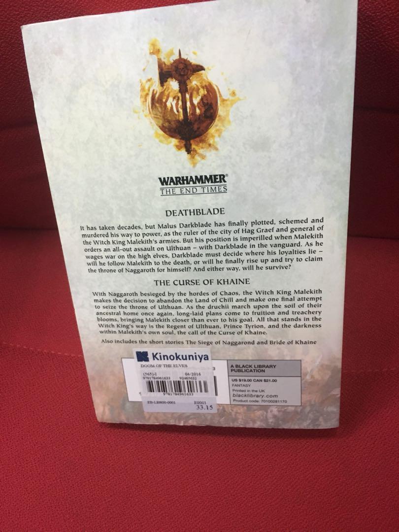 Doom of the Elves: The Curse of Khaine / Deathblade (Warhammer: The End ...
