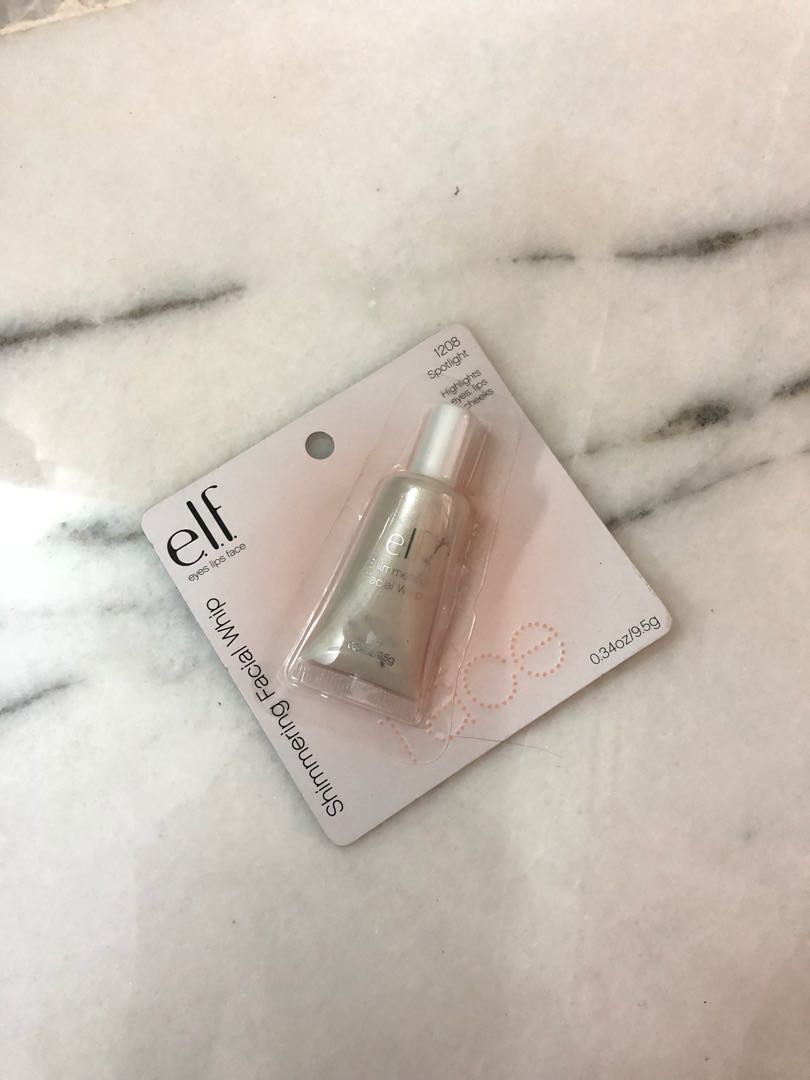 Elf Shimmering Facial Whip Highlighter in Spotlight, Beauty & Personal ...