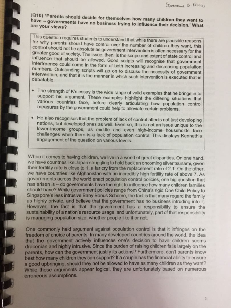 GP Essay Notes, Hobbies & Toys, Books & Magazines, Assessment Books on ...