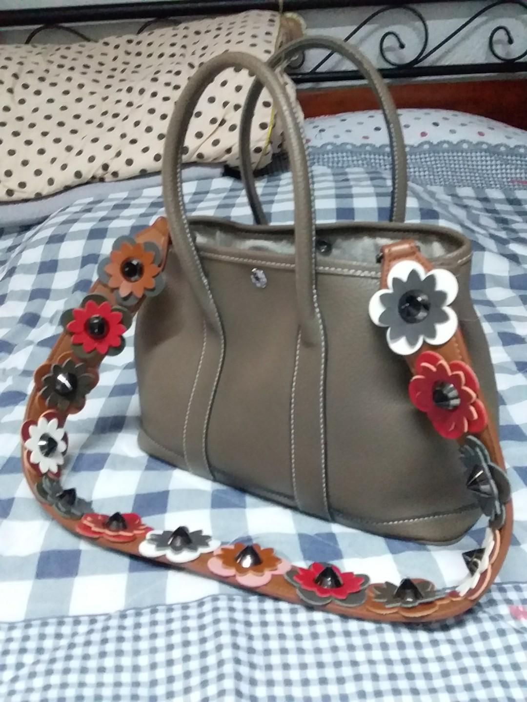 Hermes Garden Party with piumelli strap, Luxury, Bags & Wallets on ...