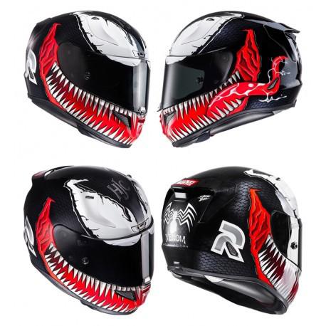 HJC RPHA 11 MARVEL's Venom Helmet, Motorcycles, Motorcycle Apparel on ...