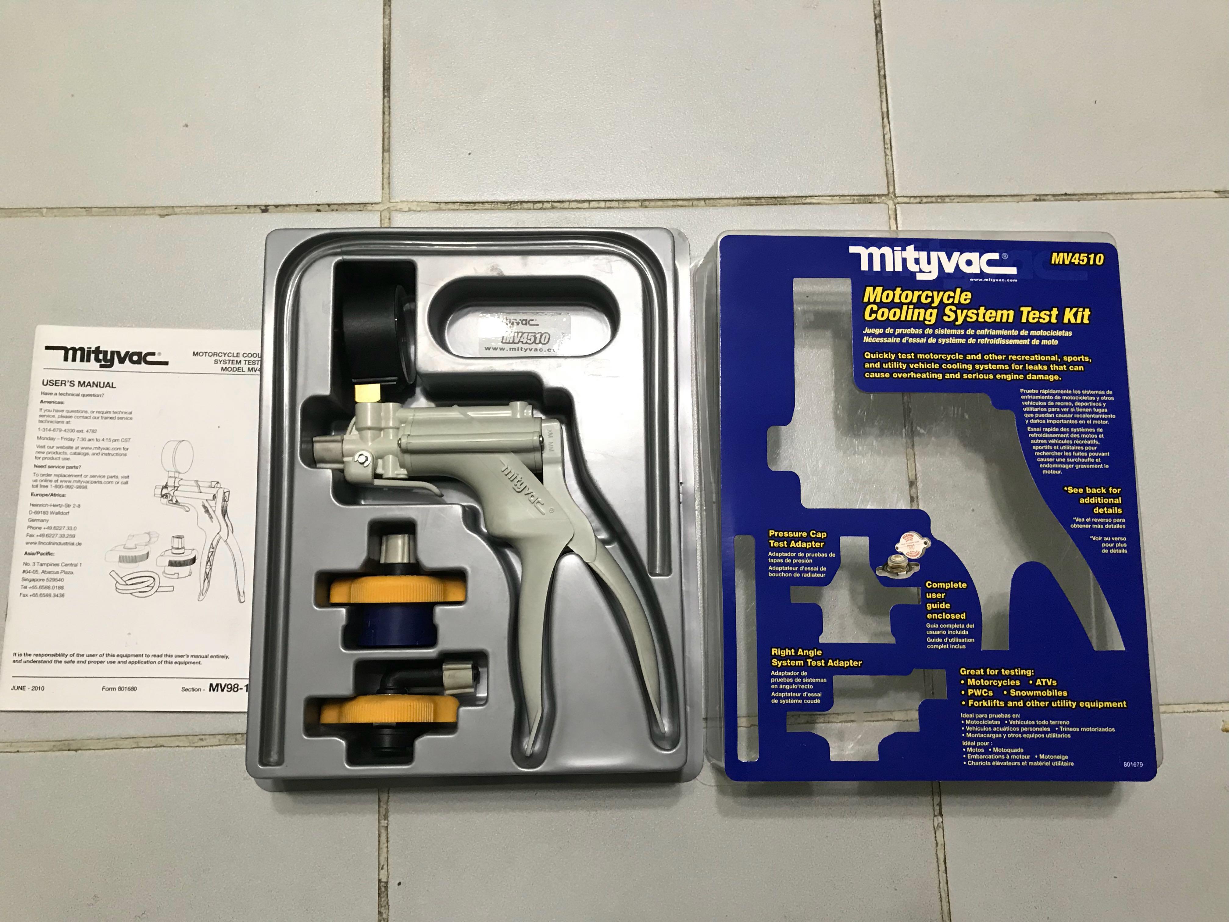 Mityvac MV4510 Motorcycle Cooling System Test Kit, Motorcycles ...