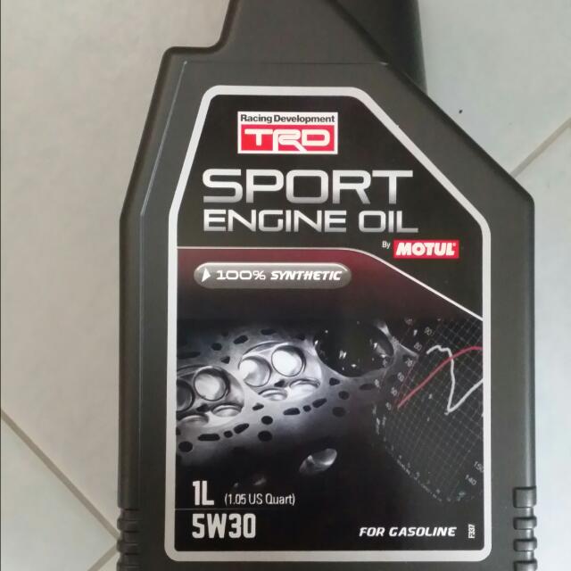Motul TRD engine Oil 5w-30, Car Accessories, Accessories on Carousell