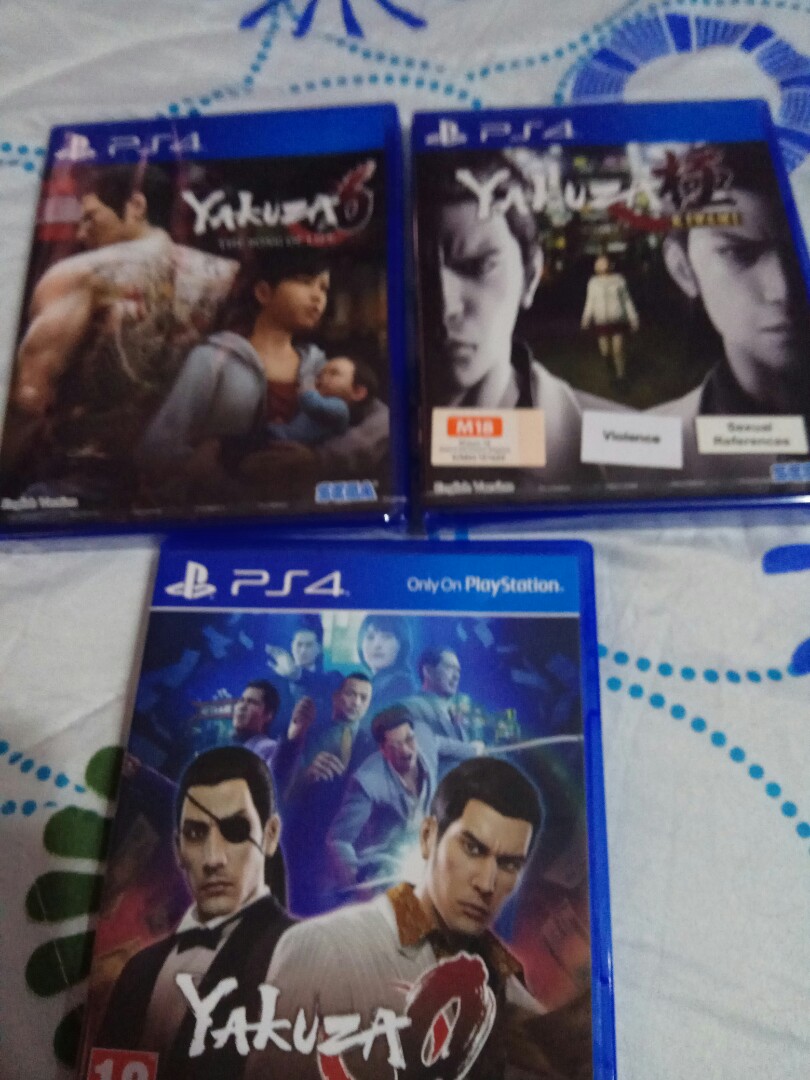 Ps4 yakuza collection, Video Gaming, Video Games, PlayStation on Carousell