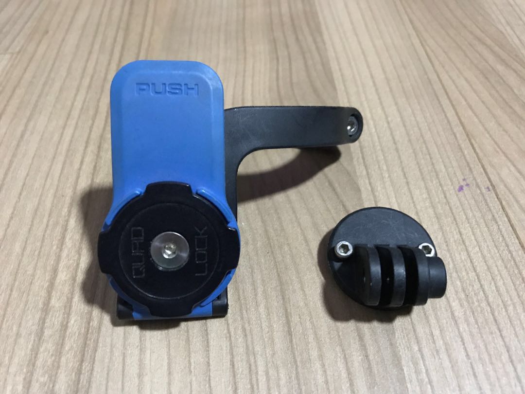 Quad Lock out front mount and GoPro adaptor, Sports Equipment, Bicycles ...