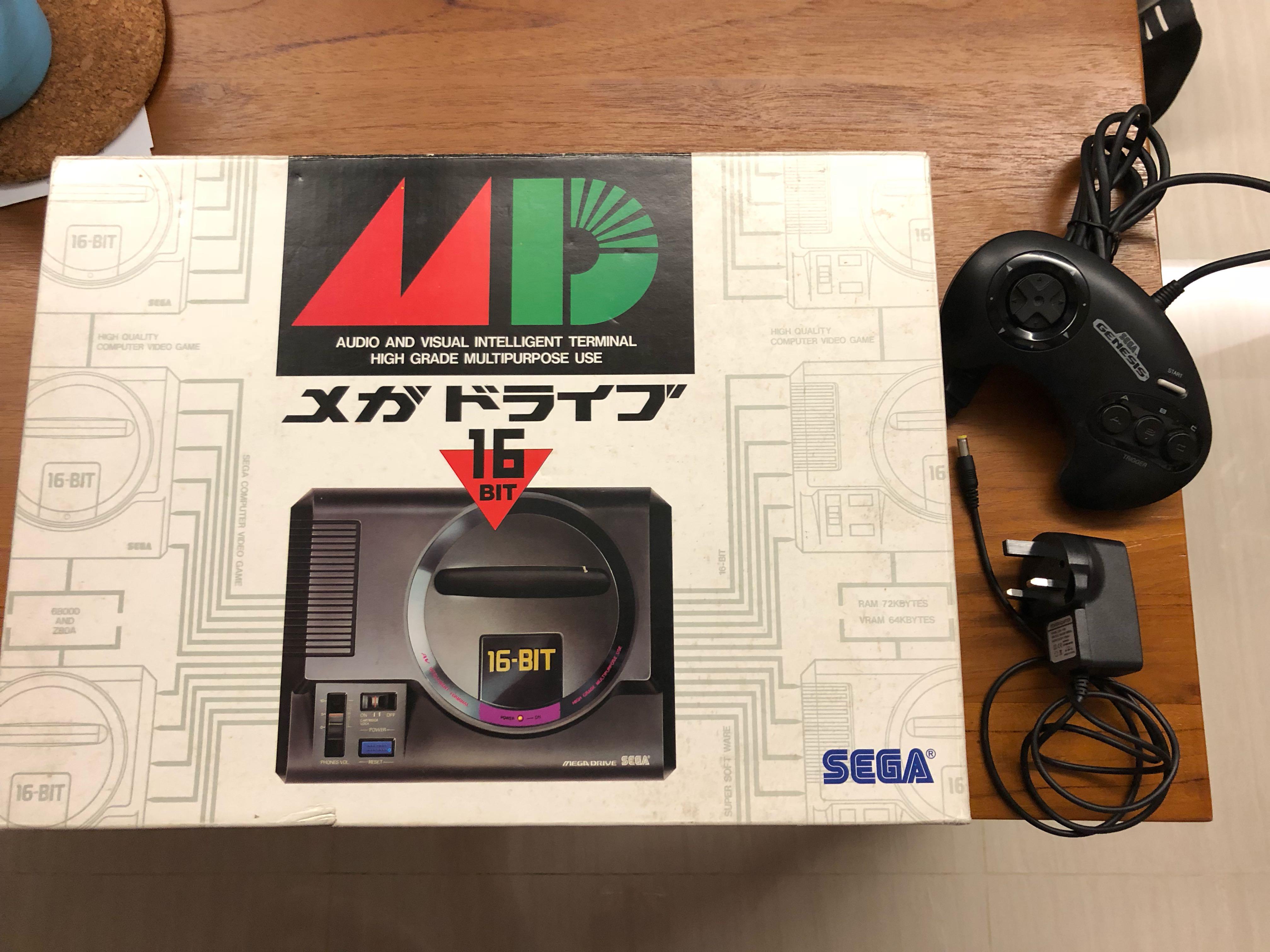 Sega Mega Drive Japanese Set, Video Gaming, Video Game Consoles, Others ...