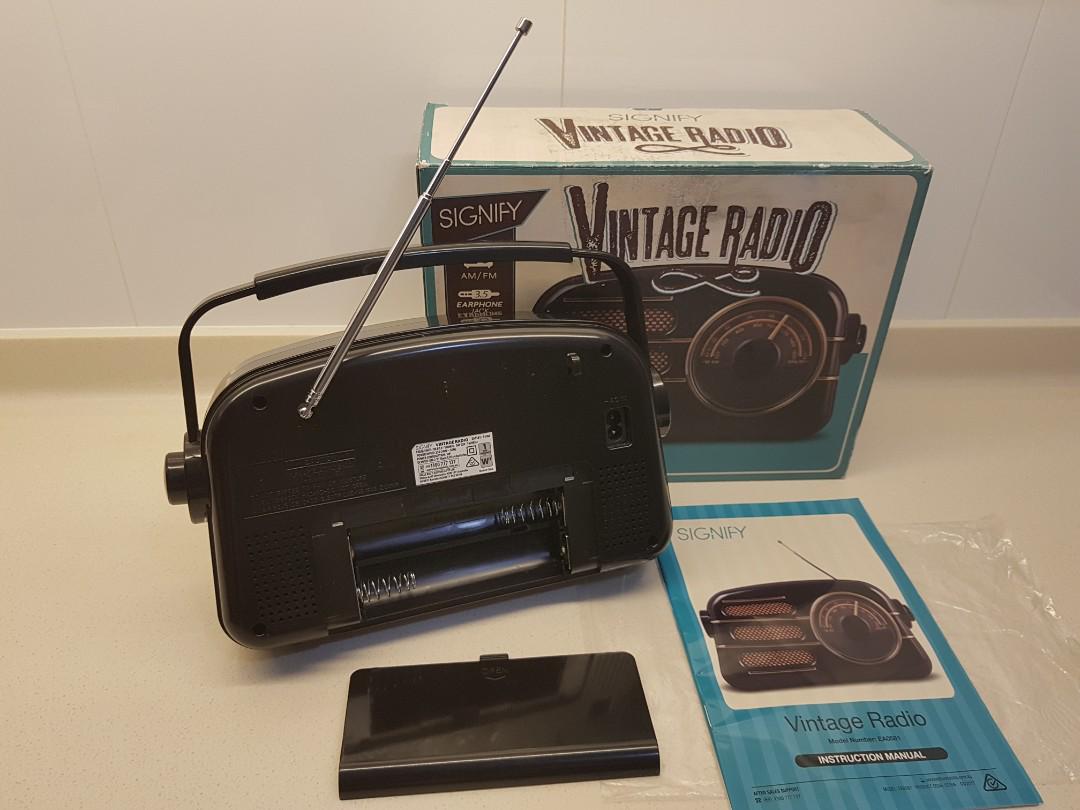 Signify Vintage Antique Radio ---> From Australia, Audio, Portable ...