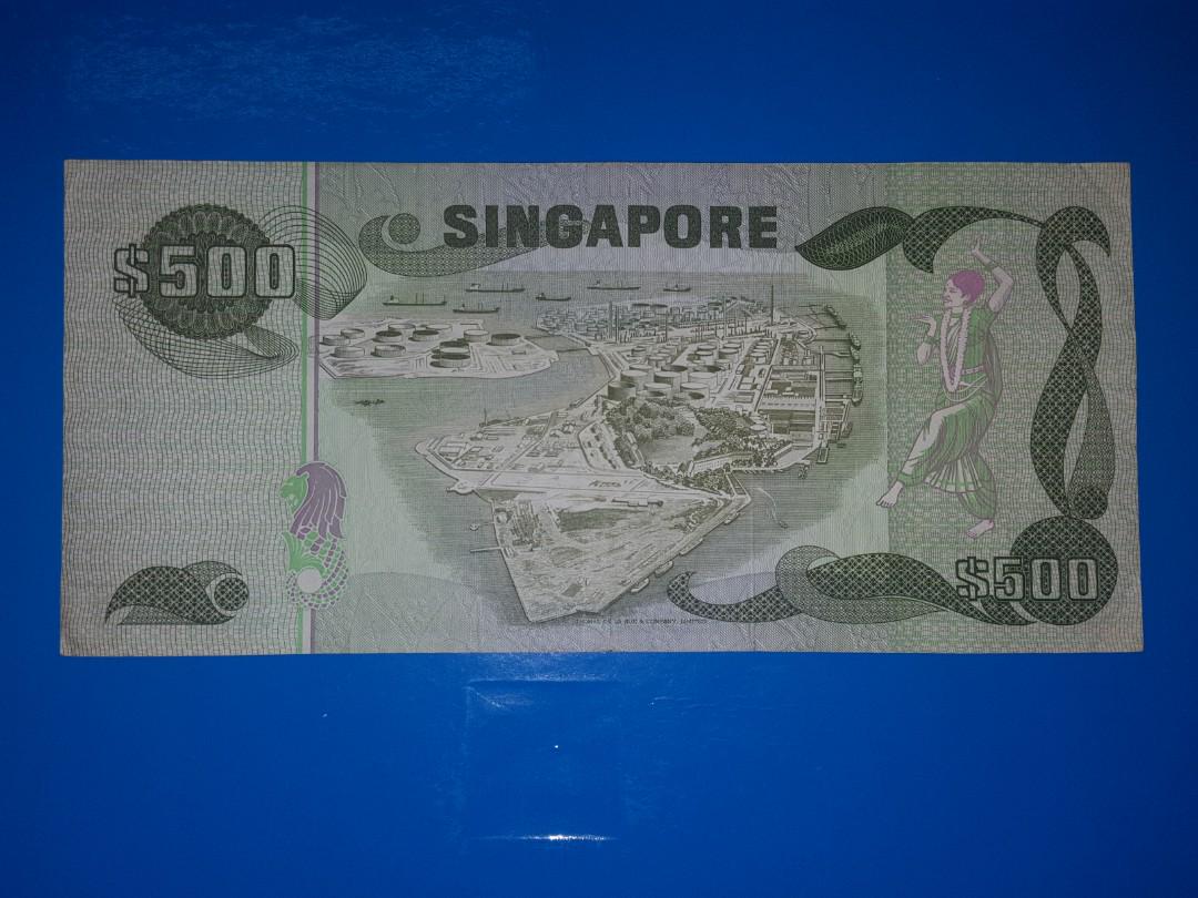 Singapore Note sgd500 bird series, Hobbies & Toys, Memorabilia ...