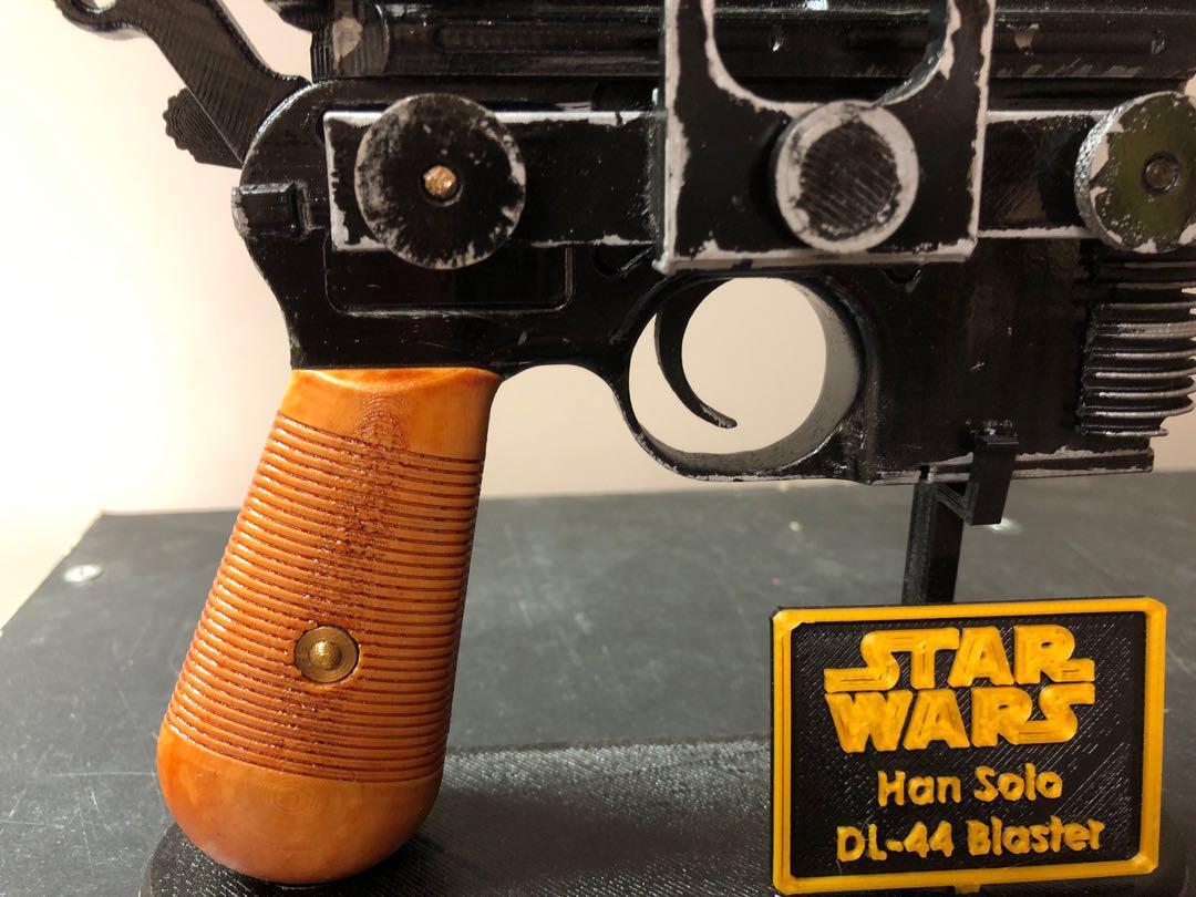 Star Wars - Han Solo blaster 1:1 scale , Hobbies & Toys, Toys & Games ...