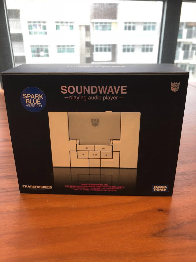 Transformers Music Label soundwave spark blue version, Hobbies & Toys ...