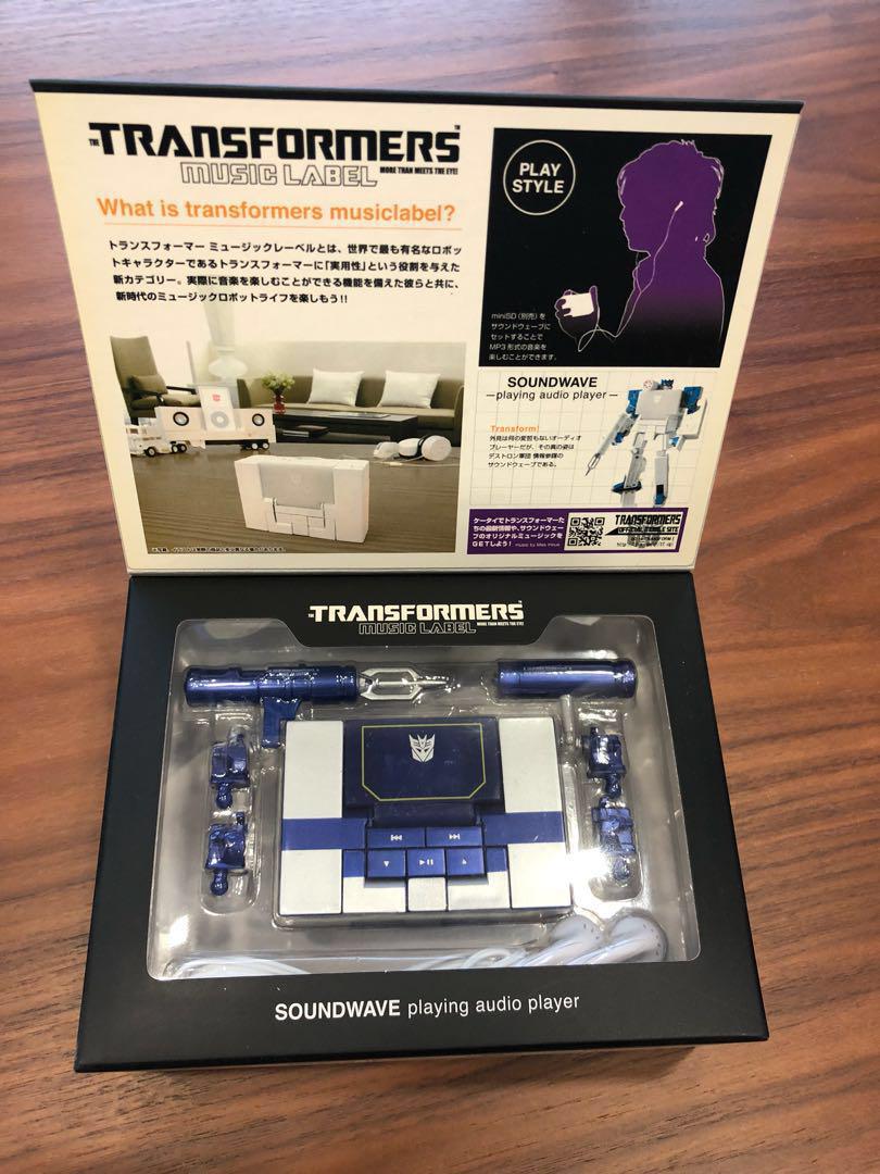 Transformers Music Label soundwave spark blue version, Hobbies & Toys ...