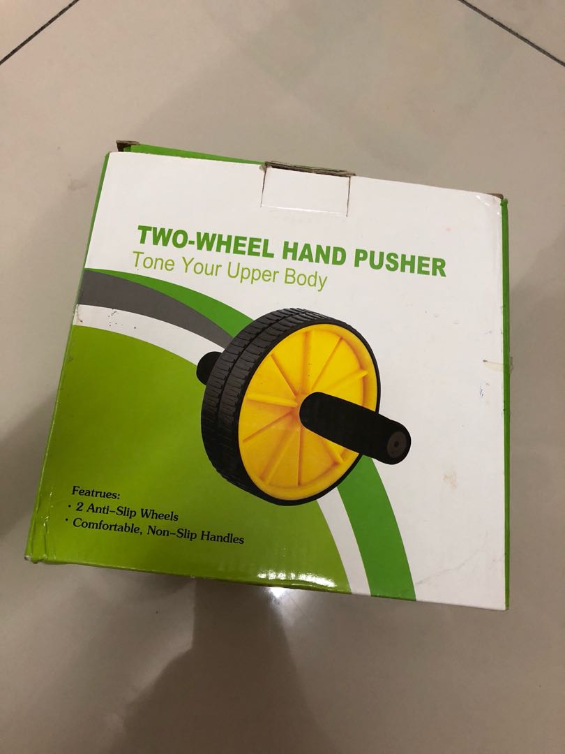 Two wheel hand pusher, Sports Equipment, Exercise & Fitness, Cardio ...