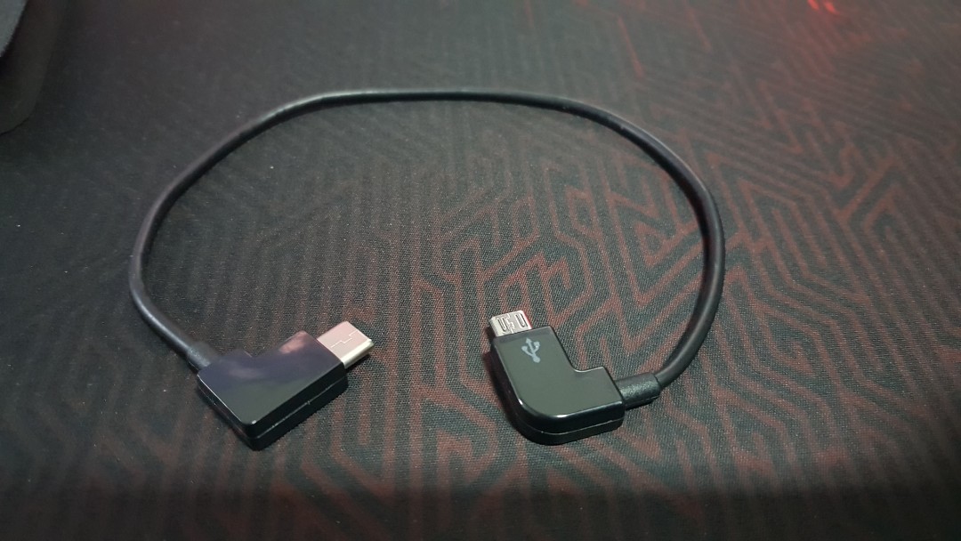 USB to micro usb Angled Cable, Computers & Tech, Parts & Accessories ...